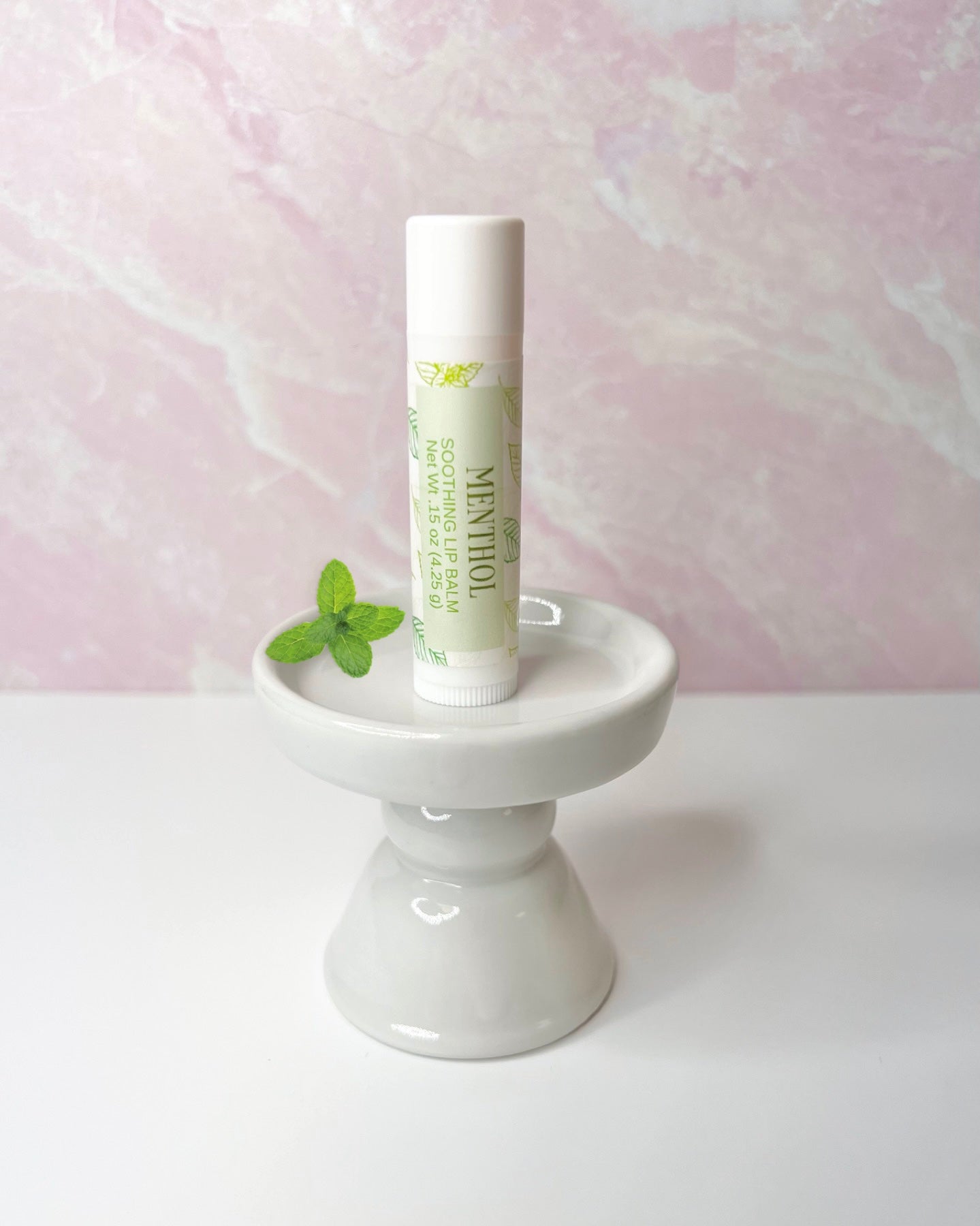 Menthol Lip Balm – www.treasuredsoapsandcandles.com